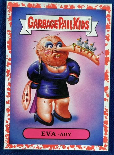 2019 Garbage Pail Kids Revenge Oh Horror-ible RED PARALLEL 2b EVA -ary ...