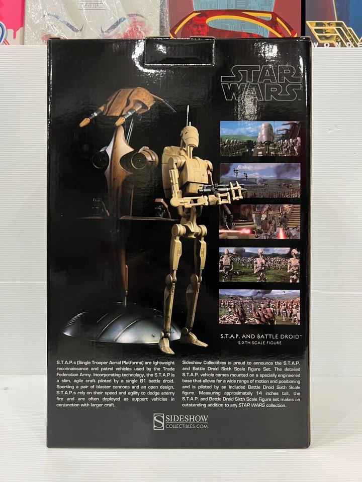 Sideshow Collectibles Star Wars S.T.A.P. AND BATTLE DROID Sixth Scale ...