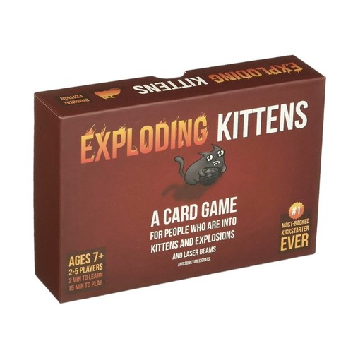 Exploding Kittens Party Card Game Original Edition Kickstarter Cats New ...