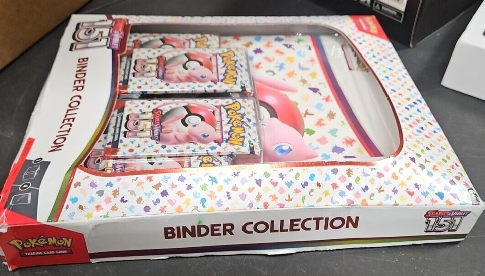 Nintendo Pokémon TCG Scarlet & Violet - 151 Binder Collection - 4 Packs ...