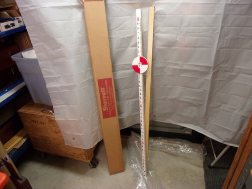 STARRETT #999B Leveling Rod w/Plastic Target 8 feet. NOS | eBay