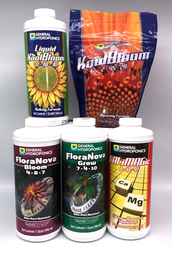 General Hydro Bundle FloraNova Series(Qt)+CALiMAGic+KoolBloom Liq(Q ...