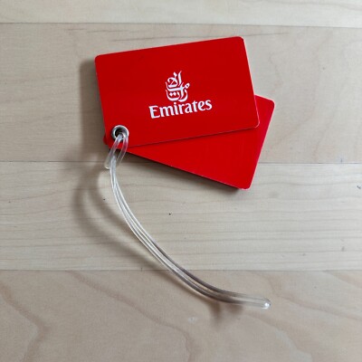 Emirates official plastic baggage/luggage tag x1 | eBay