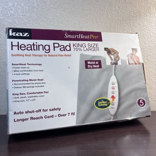 VtG KAZ Smart Heat Pro Gray Heating Pad King Size 12x24” Model HP950 ...