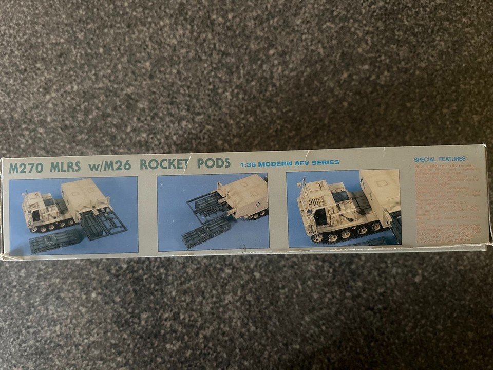 Dragon 1/35 Scale #3523 M270 MLRS W/M26 Pods Rocket Missile Launcher | eBay