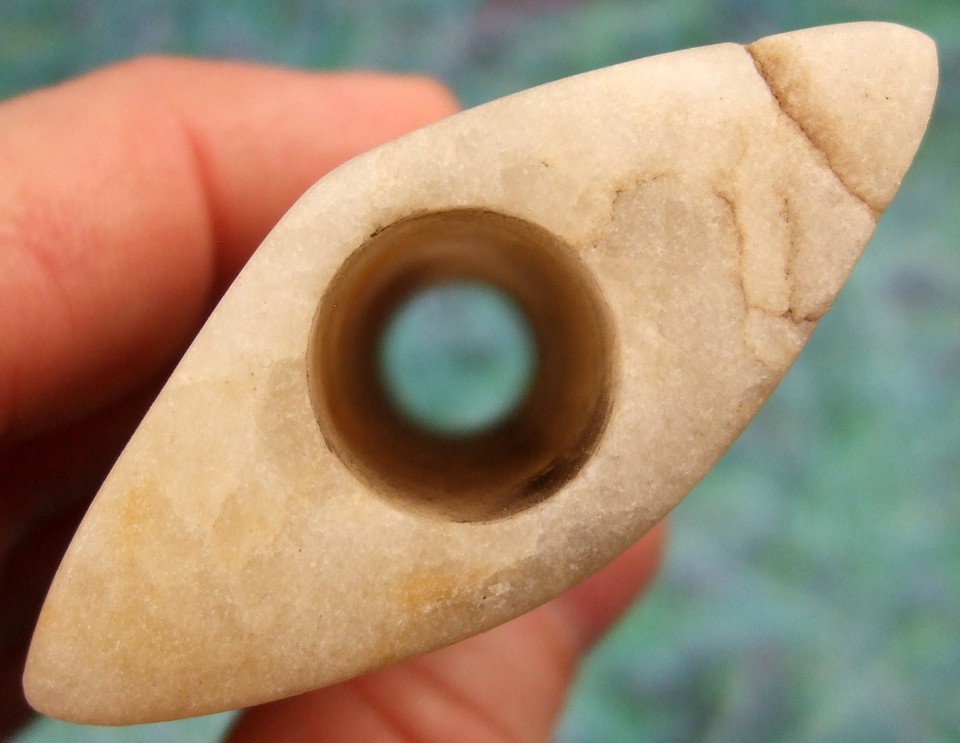 Super Fine G10 Indiana Farraginous Quartz Hourglass Bannerstone w COA ...