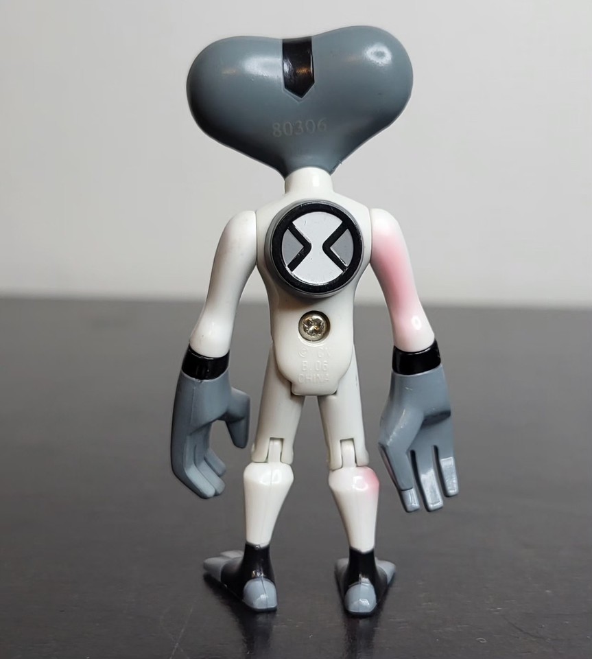 RARE OPEN MOUTH Ben 10 Alien Original Series One GREY MATTER 4” Figure ...