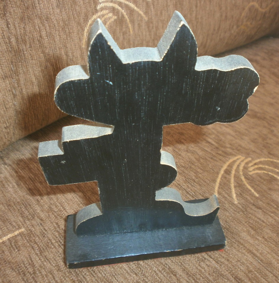 🔴OLYMPIC 1984 SARAJEVO , VUCKO Mascot , Large of wood w/magnet made ...
