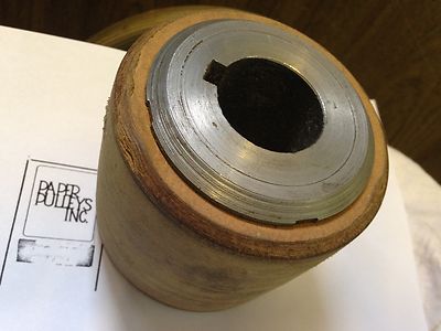 FLAT BELT PAPER PULLEY (NEW) HIT MISS PULLEY 3 1/2 OD X 2 1/2 FACE X 1 ...