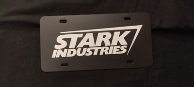 Stark Industries Plastic License Plate | eBay