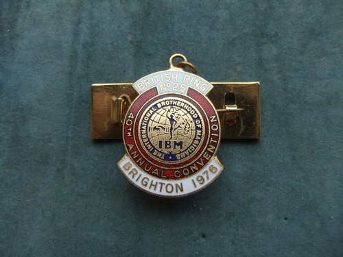 Magicians Magic Circle Badge Int Brotherhood IBM convention brighton ...