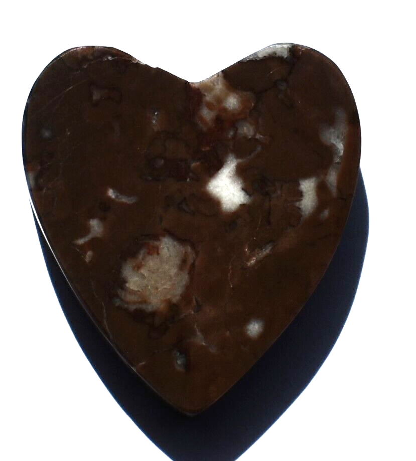 Flowering Blue Ridge Jade Chocolate Heart Hand Carved Ridge North ...
