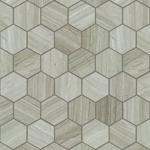 Shaw CS56P Chateau - 3" x 3" Hexagon Floor and Wall Tile - Honed ...