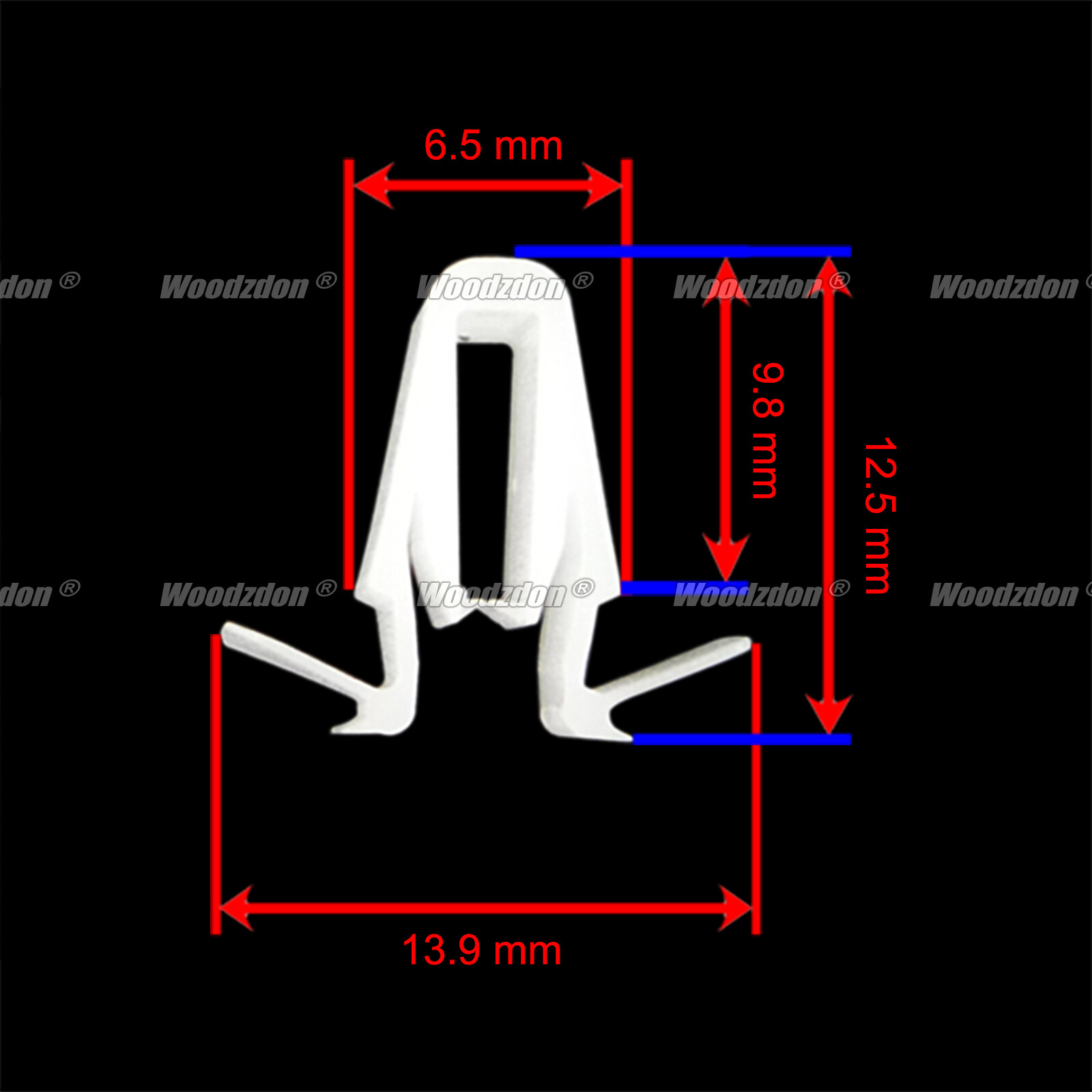 20 Door & Garnish Moulding Clip Nylon Retainer A 21369 67771-58010 For ...