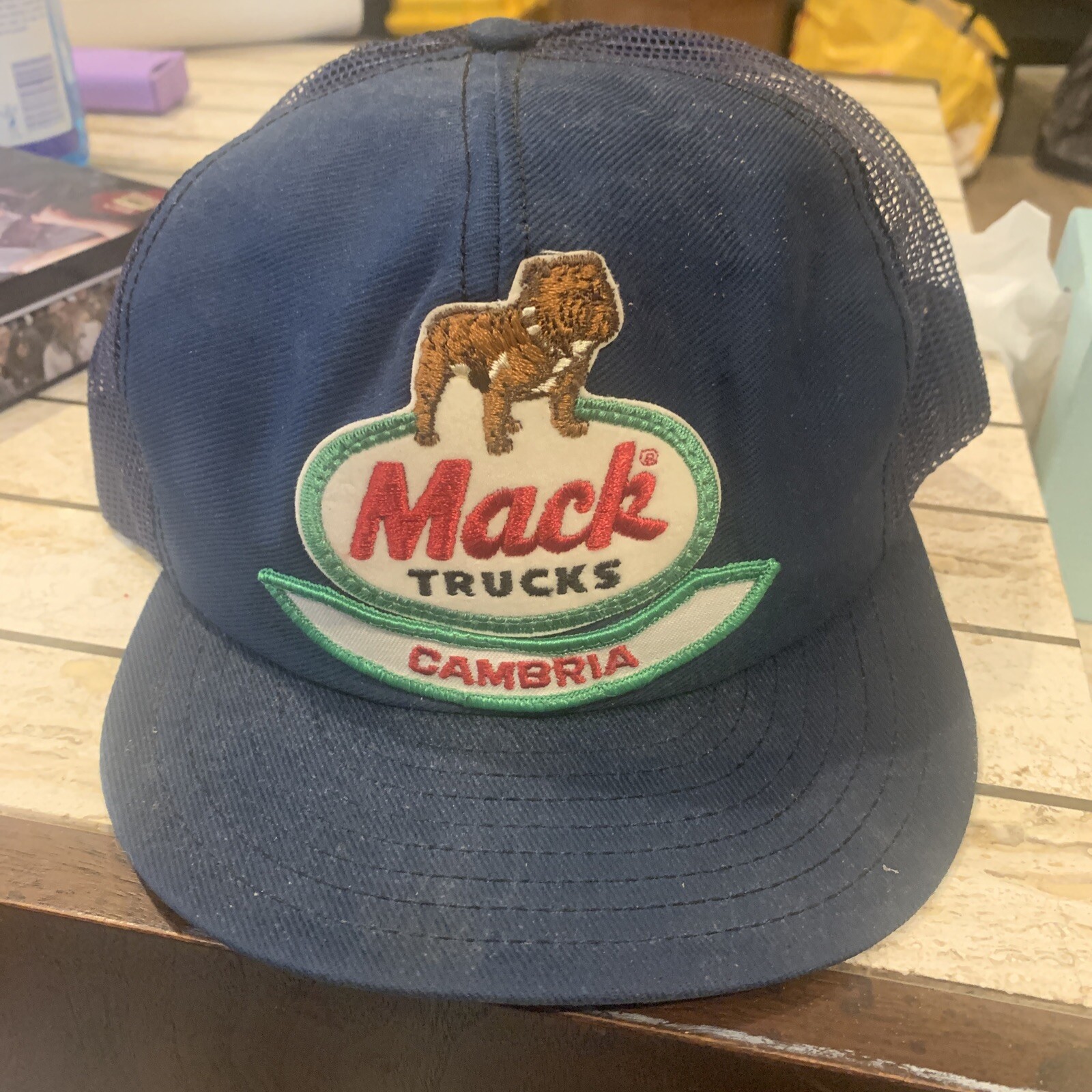 vintage Mack trucks trucker hat - Gem