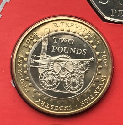 ~Simply Coins~ 2004 STEAM LOCOMOTIVE 2 TWO POUND COIN BU BUNC | eBay UK