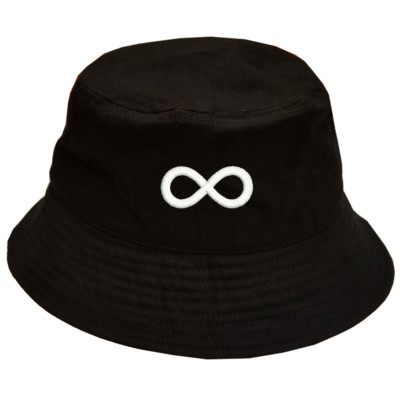 Infinity Ring Ribbon symbol 100% Cotton Bucket Cap Hat Black OSFM | eBay