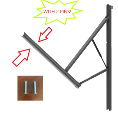 9100/9200 POWER RV AWNING REPLACEMENT FRONT CHANNEL 64.5IN BLACK W/PINS ...