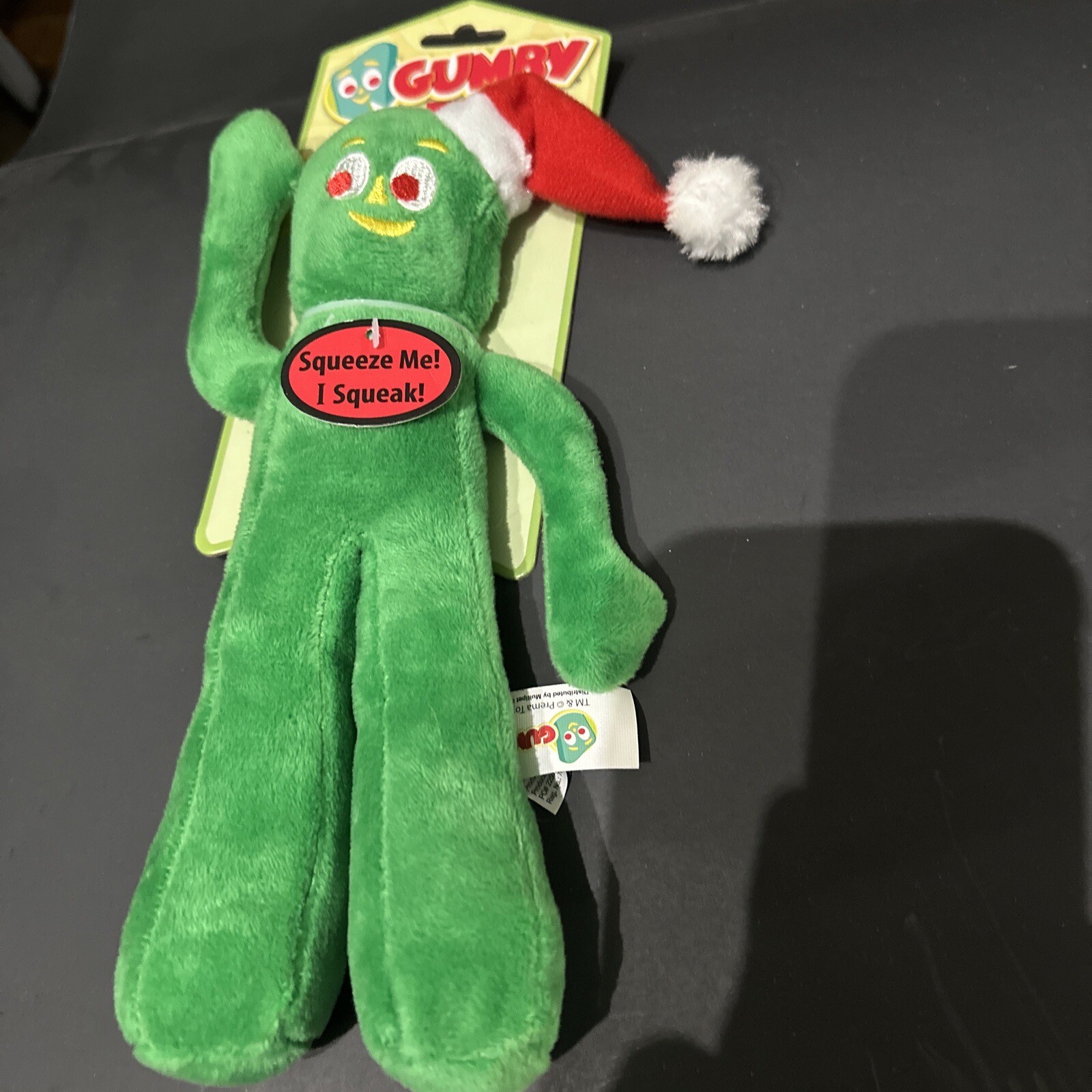 Gumby Dog Toy Santa Hat Christmas New Squeak Multipet | eBay