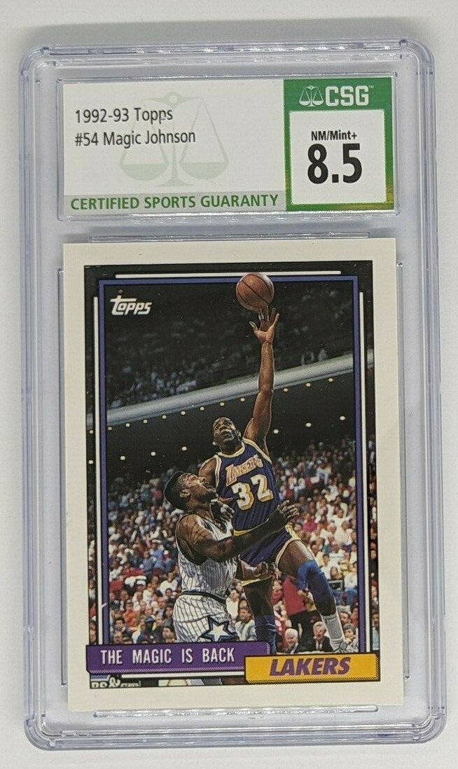 1992-93 Topps - Magic Johnson #54 for sale online | eBay