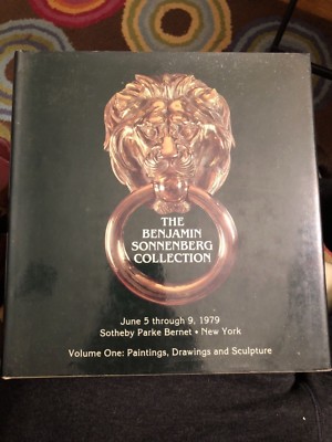 The Benjamin Sonnenberg Collection Volume one : Paintings drawings ...