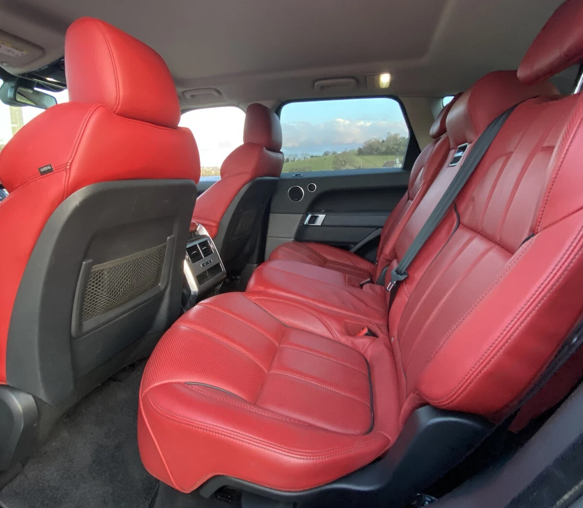 Range Rover Interior Red | Cabinets Matttroy