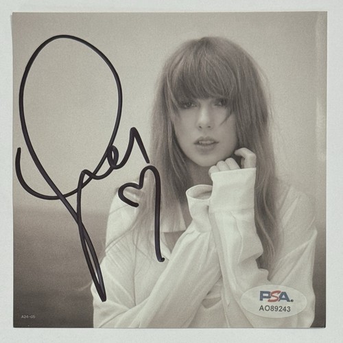 TAYLOR SWIFT Reputation CD & SIGNED Autographed HEART Photo PSA DNA COA ...
