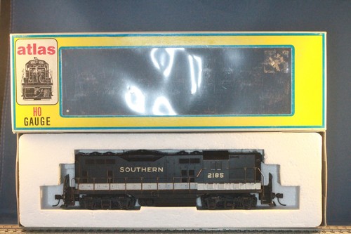 JP HO Atlas Yellow Box 8215 EMD GP-7 Southern #2185 Kadee Couplers DC ...