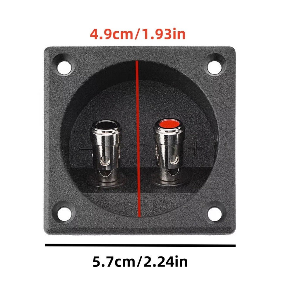 2x 57 x 57 x 26mm Speaker Terminal Box effectively prevent corrosion ...