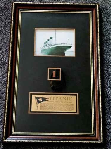 RMS TITANIC Actual PIECE Recovered In 1912 From Titanic Concepts Museum ...