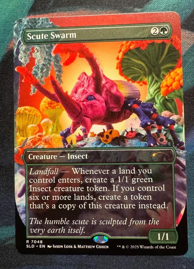 🌟 Scute Swarm FOIL PLAY-Doh Secret Lair MTG 🌟 | eBay