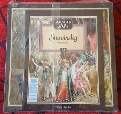 IGOR STRAVINSKY LONDON SYMPHONY ORCHESTRA Spain LP w/ MAGAZINE **STILL ...