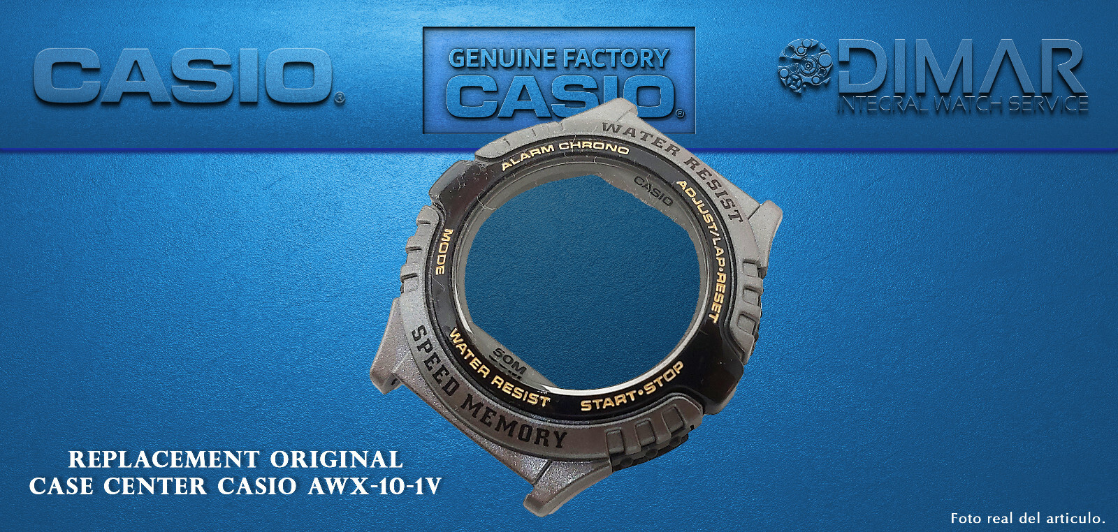 Replacement Original Vintage Box/Case Centre Casio AWX-10-1V NOS | eBay