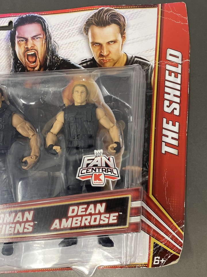WWE THE SHIELD FIGURES 3 PACK ROMAN REIGNS ROLLINS AMBROSE KMART ...