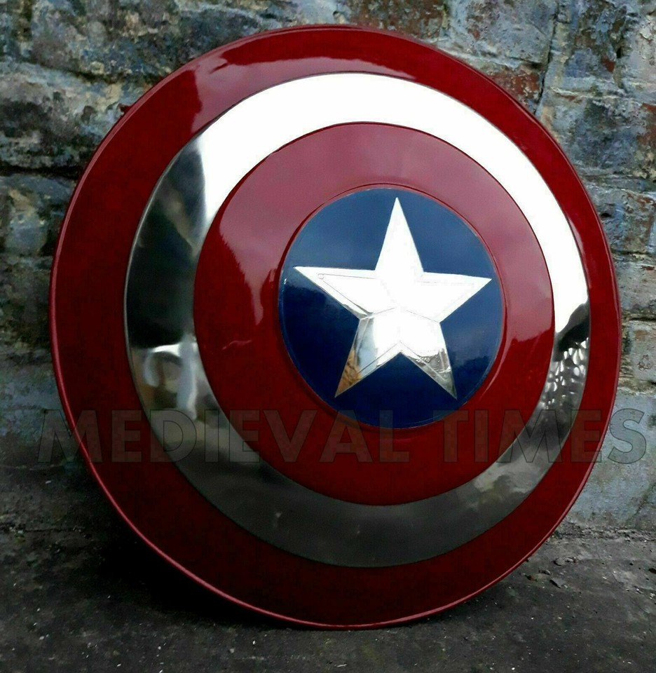 Medieval Captain America Shield-Metal Prop Replica, Marvel captain ...