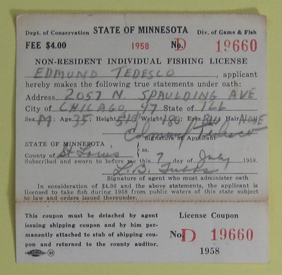 Licenses - Minnesota Fishing License