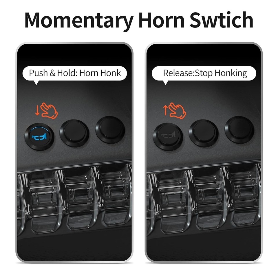 Horn Button 12V Marine Horn Button 16MM Momentary Push Button Switch | eBay