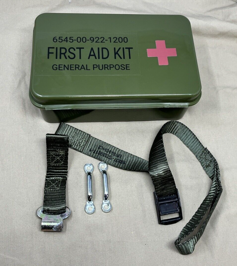 Military Vehicle First Aid Kit + Mounting Straps CUCV M35A2 Jeep M ...
