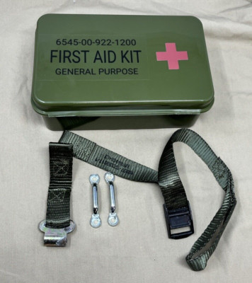 Military Vehicle First Aid Kit + Mounting Straps Boat ATV UTV Jeep ...
