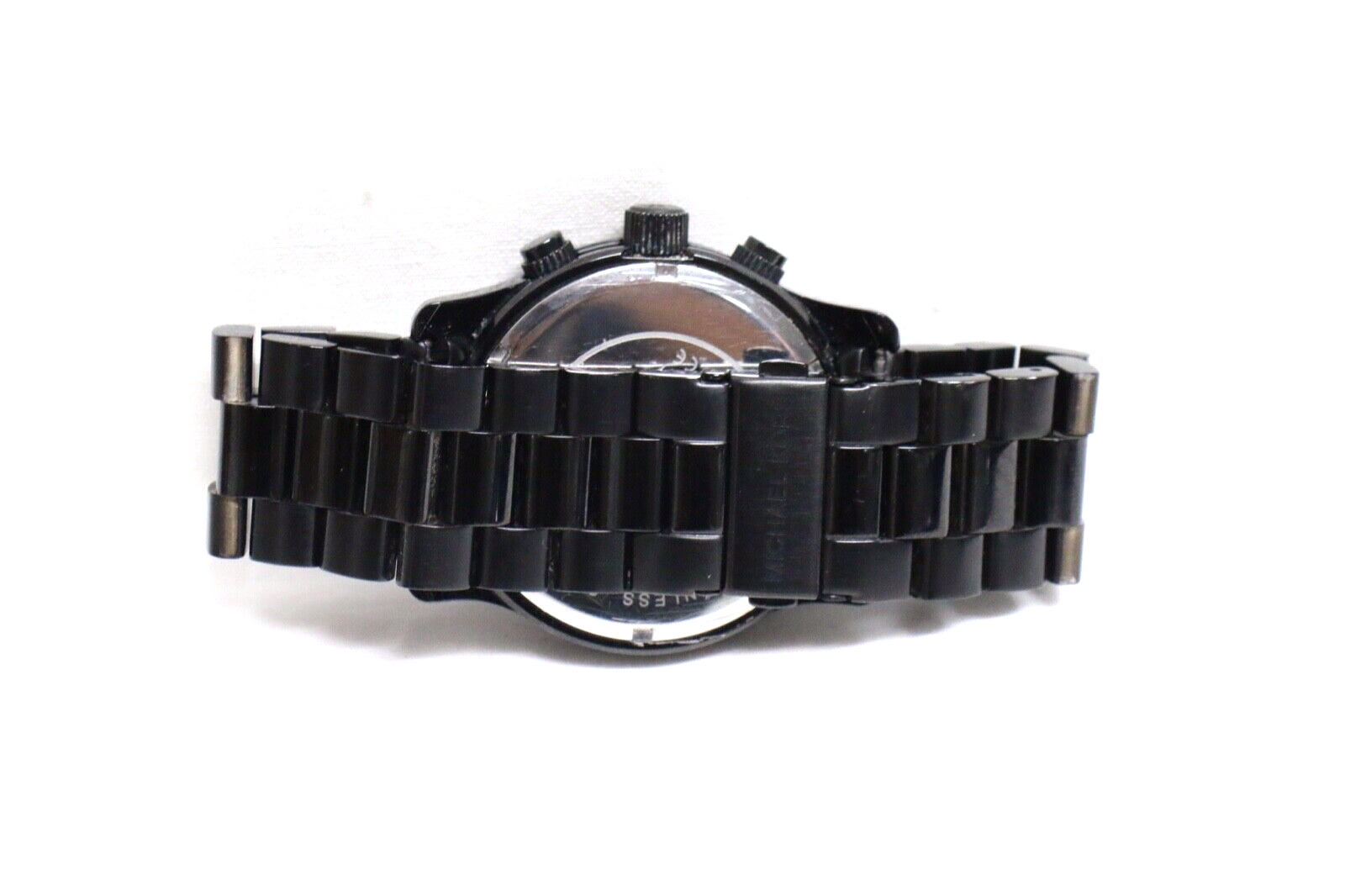 Michael Kors MK8157 Runway Chronograph Black Stainless Steel Men's ...