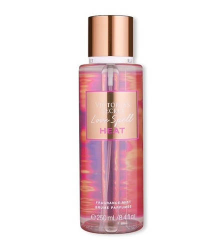 VICTORIA'S SECRET LOVE SPELL HEAT FRAGRANCE MIST BODY SPRAY 8.4 FL.OZ ...