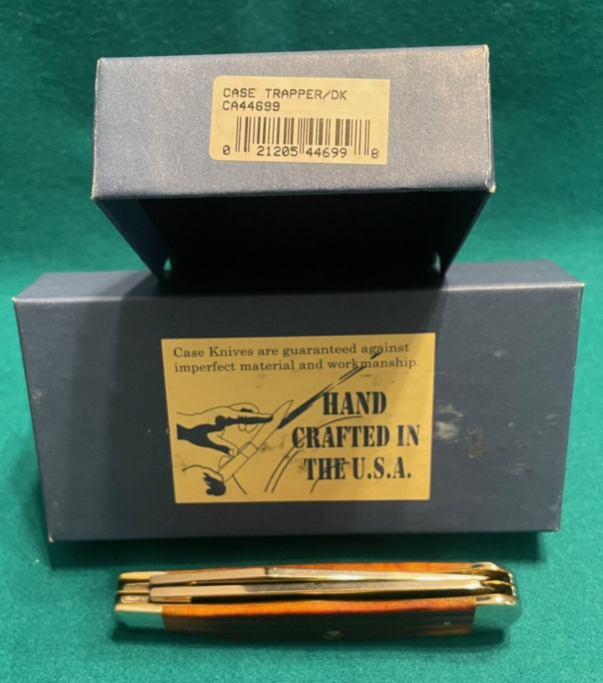 2012 Case 5254 Trapper Knife - Pilot Test Run Knife with Box | eBay