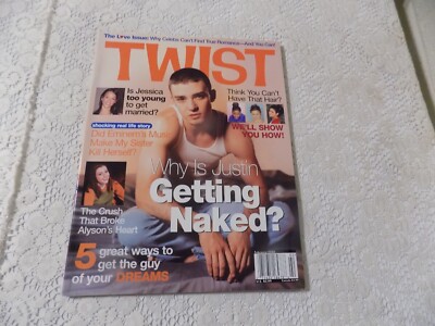 2002 FEBRUARY TWIST MAGAZINE - JUSTIN TIMBERLAKE COVER - NEW | eBay