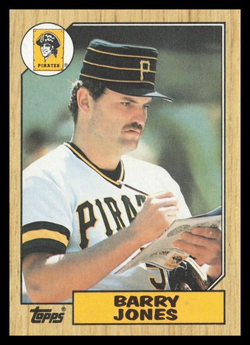 1987 Topps #494 Barry Jones Pittsburgh Pirates Baseball Card | eBay