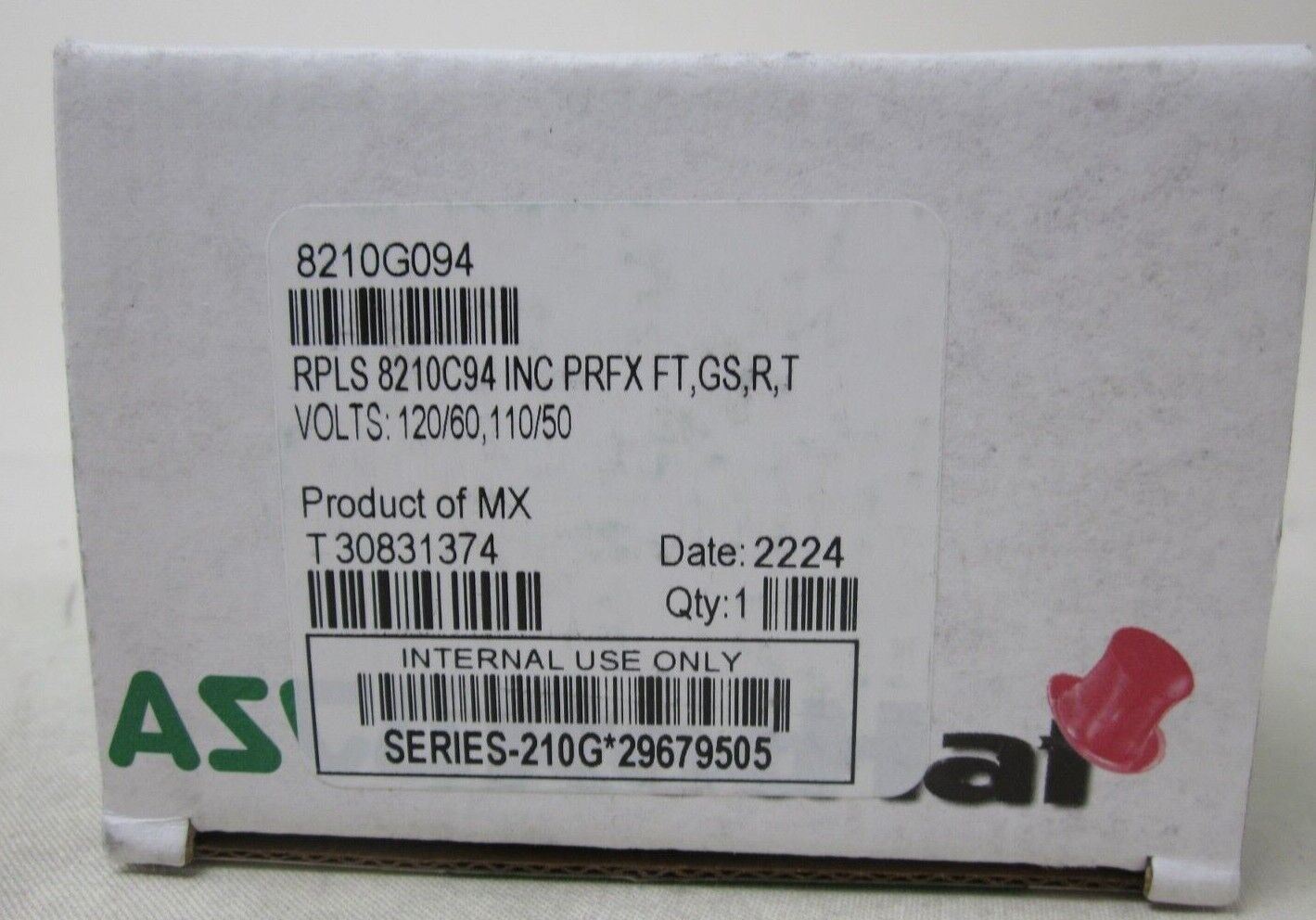 ASCO 8210G094 2-Way Pilot Operated Solenoid Valve, 1/2in. 120V | eBay