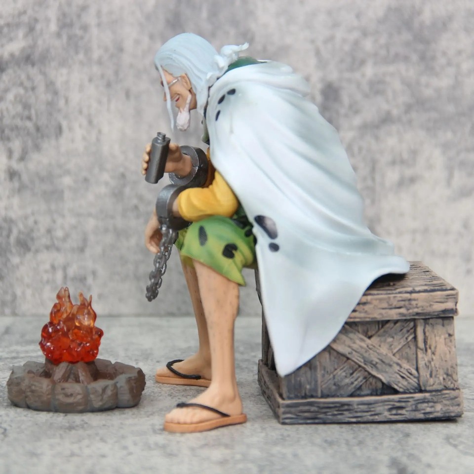 15cm One Piece Silvers Rayleigh Anime Action Figure PVC Collection ...