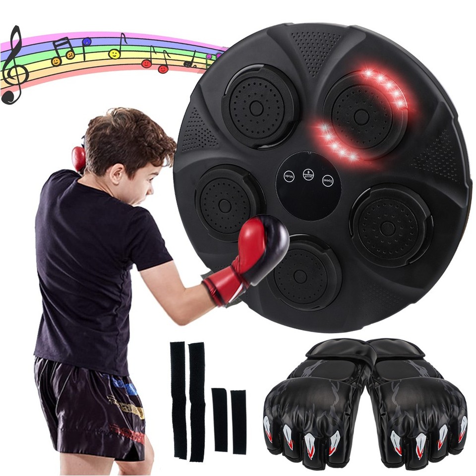 Smart Punching Boxing Electronic Music Machine Home Training Bluetooth ...