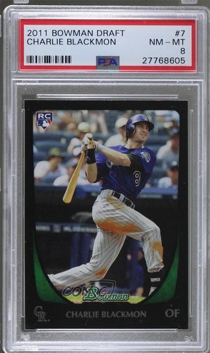 2011 Bowman Draft Charlie Blackmon #7 PSA 8 Rookie RC | eBay