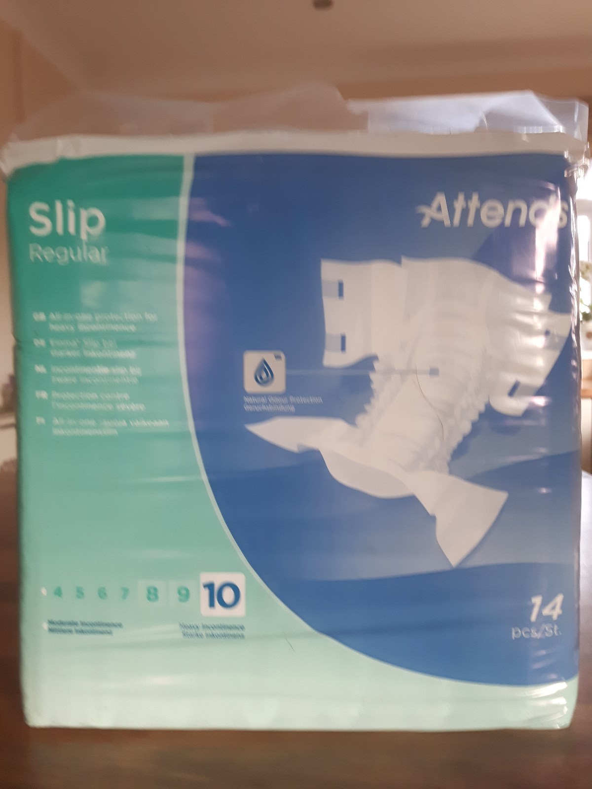 5 x Attends Slip Regular 10 Incontinence Pad Adult Nappy Diaper - XL | eBay