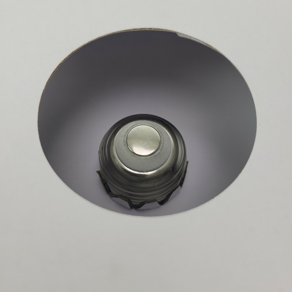 Ikea Molnart LED Bulb E26 140 Lumen Globe Gray Clear Glass 5" Spiral ...